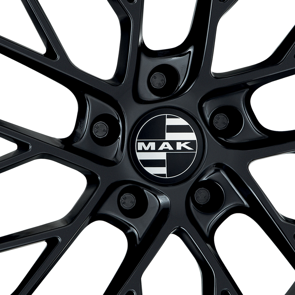 MAK Monaco Gloss Black 19" Wider Rear Alloy Wheels - Wheelbase