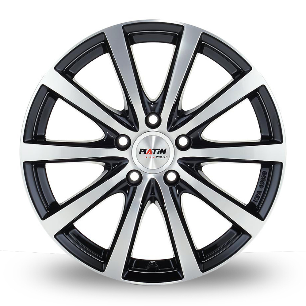 Platin P 69 Black Polished 18" Alloy Wheels - Wheelbase