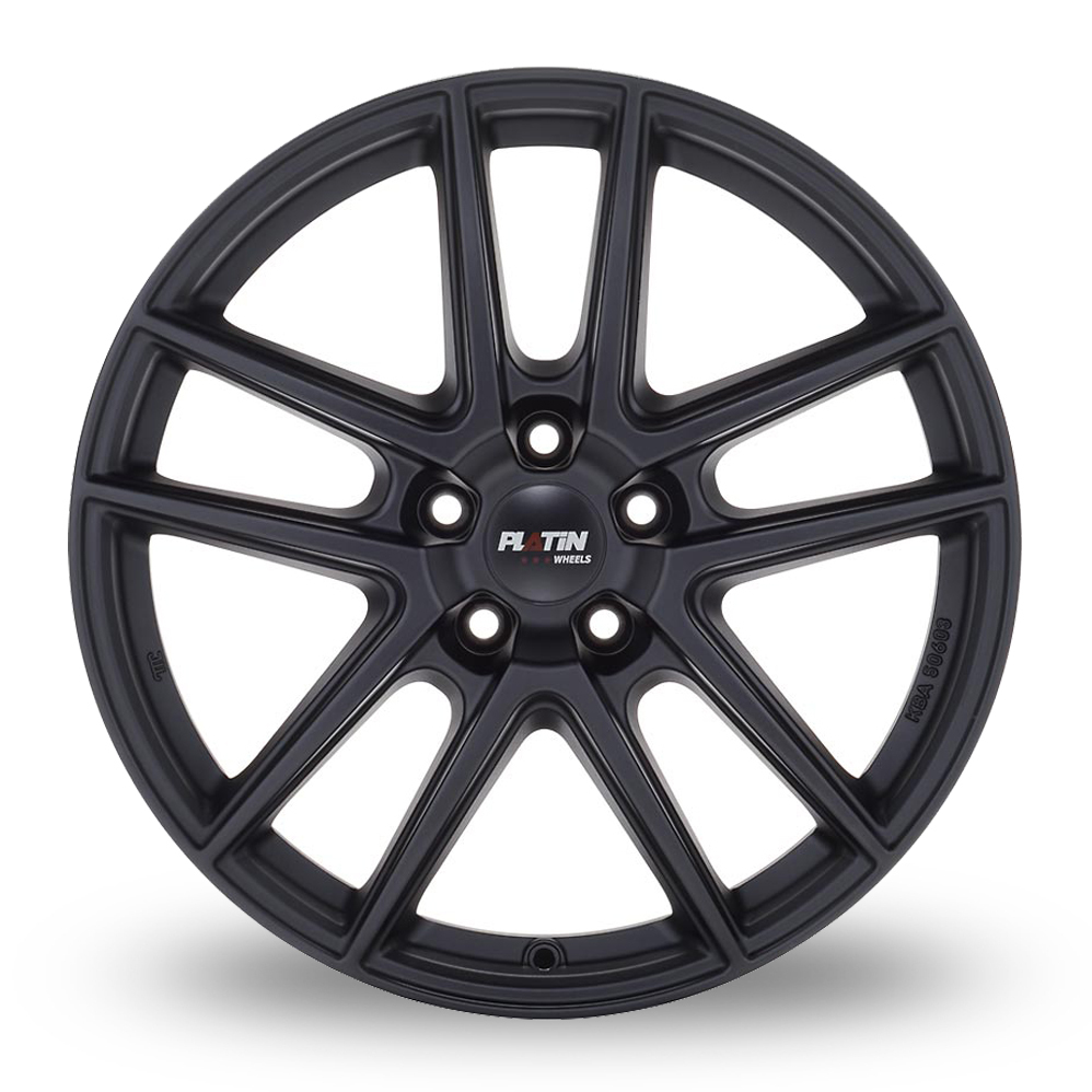 Platin P 73 Matt Black 18" Alloy Wheels - Wheelbase
