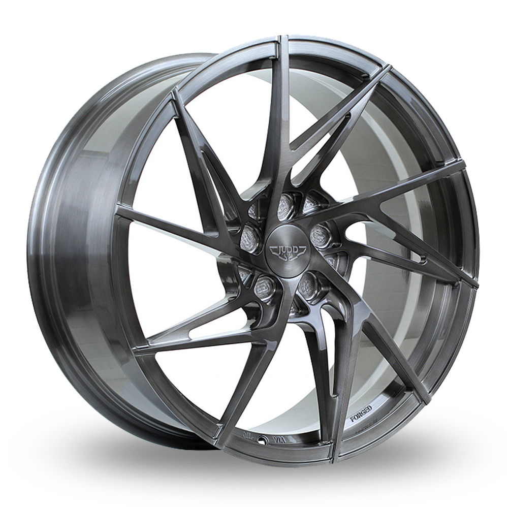 Judd Model Two (FORGED) Hand Brushed Titanium 20" Alloy Wheels - Wheelbase
