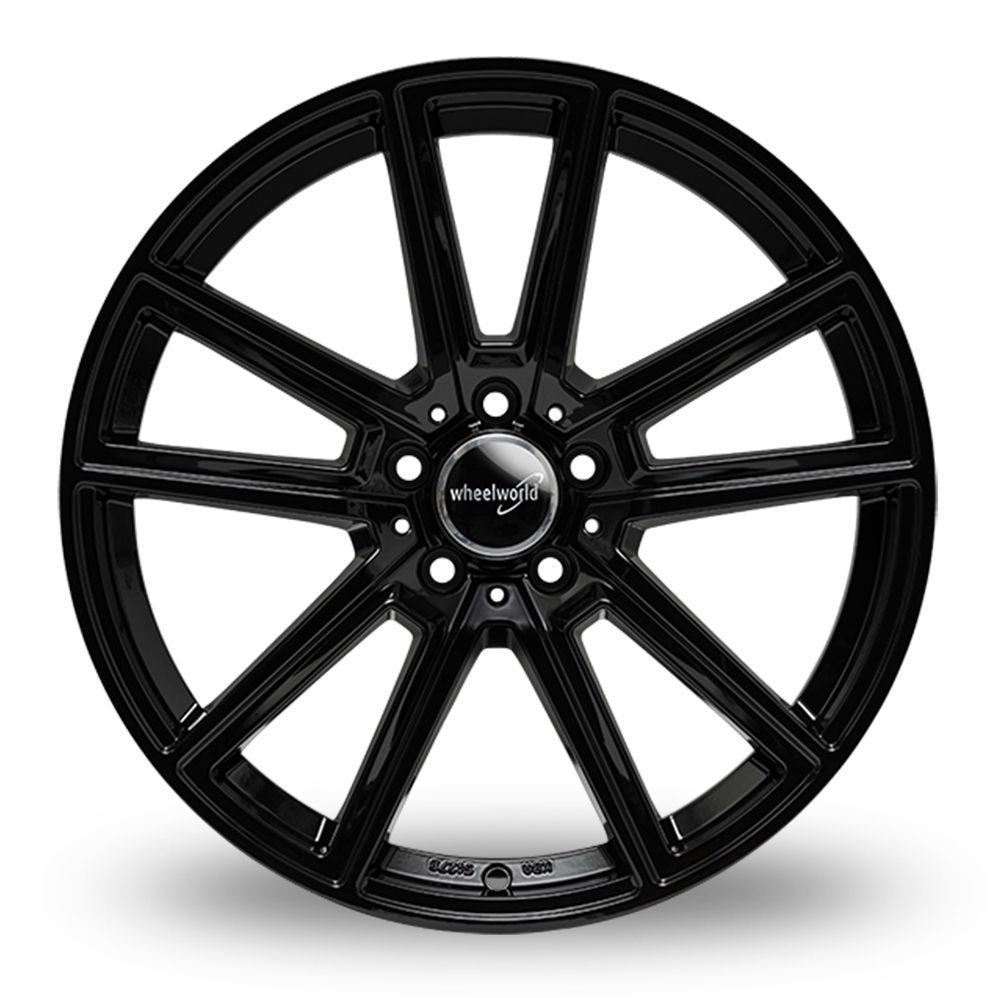 Buy 18" Wheelworld WH30 Gloss Black Alloy Wheels - Wheelbase