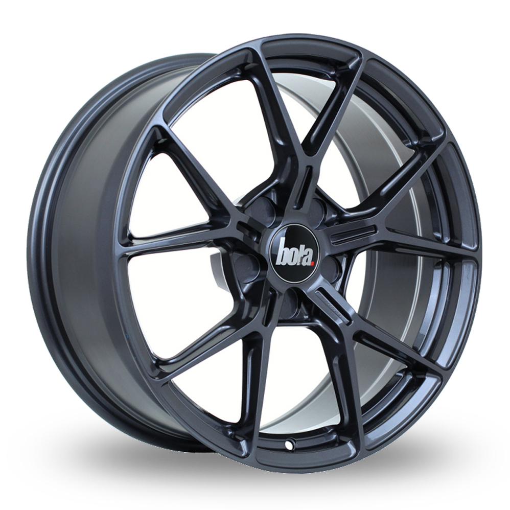 Buy 18" Wider Rear Bola FLY Gloss Gunmetal Alloy Wheels - Wheelbase