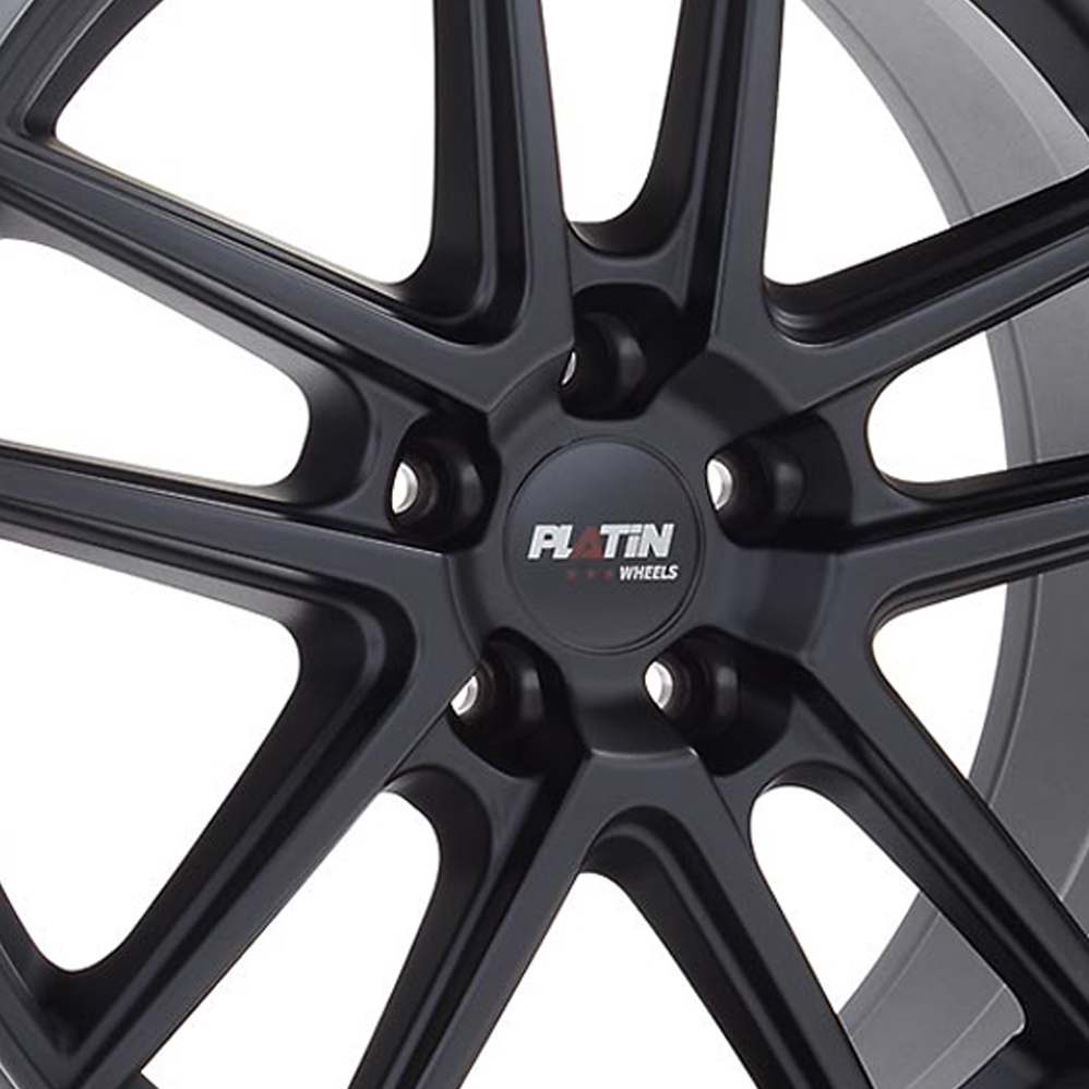 Platin P 73 Matt Black 16" Alloy Wheels - Wheelbase