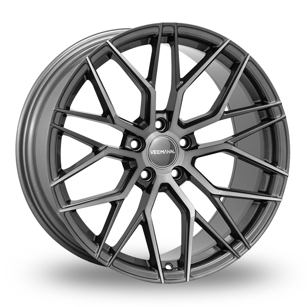 VEEMANN VC520 Dark Graphite Machined 22" Alloy Wheels - Wheelbase