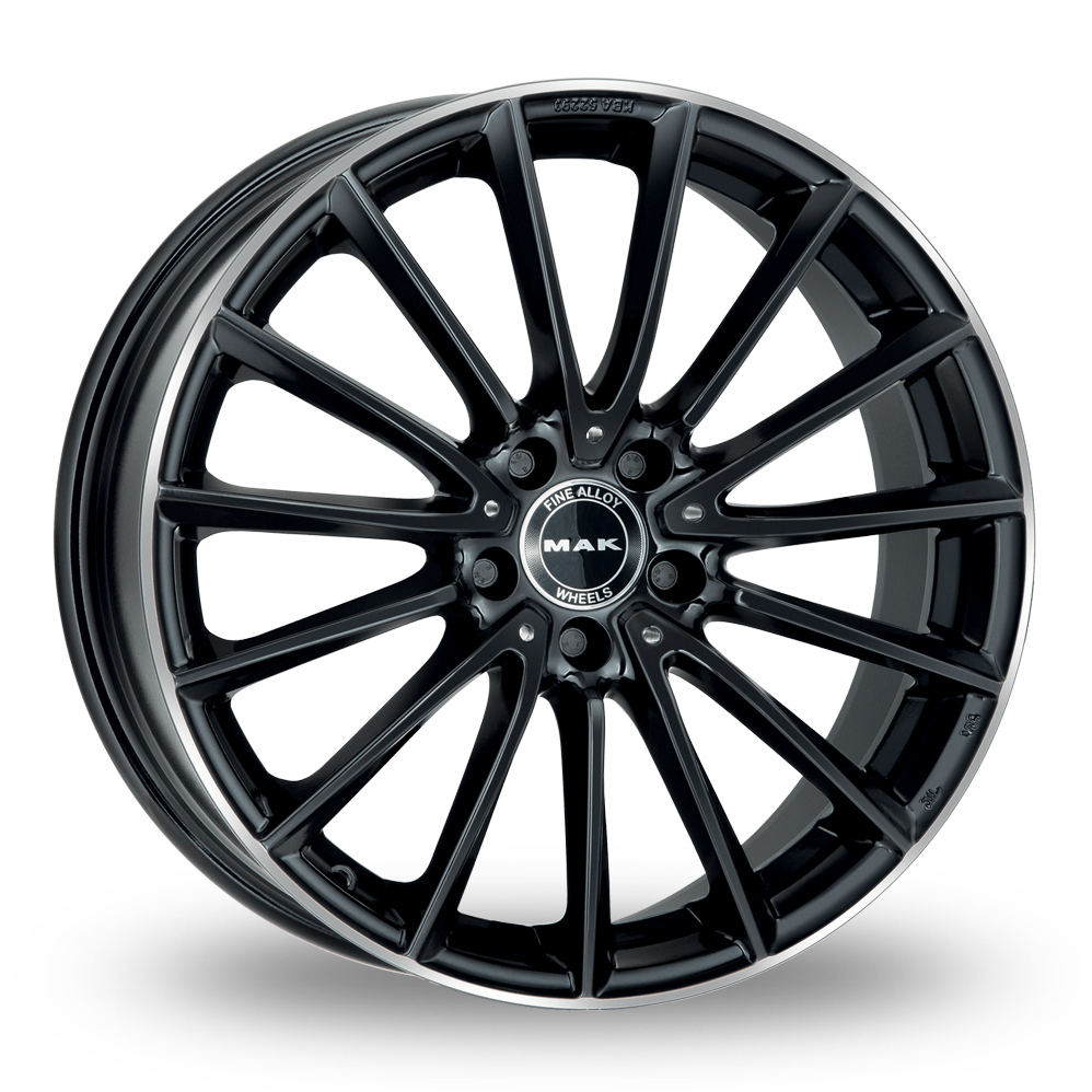 MAK Komet Gloss Black Mirror Ring 17" Alloy Wheels - Wheelbase