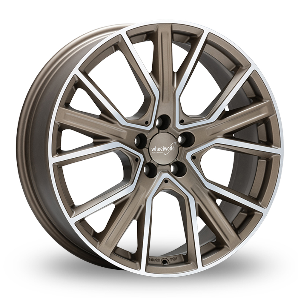 2DRV WH34 Bronze Polished 20" Alloy Wheels - Wheelbase