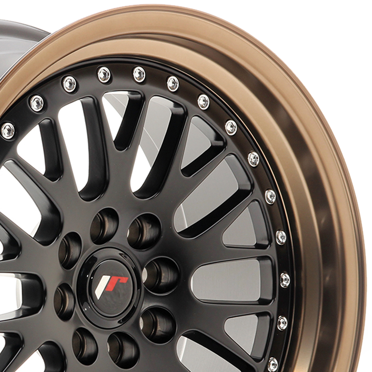 Japan Racing JR10 (8X16) Black Anodized Bronze Lip 16" Alloy Wheels ...