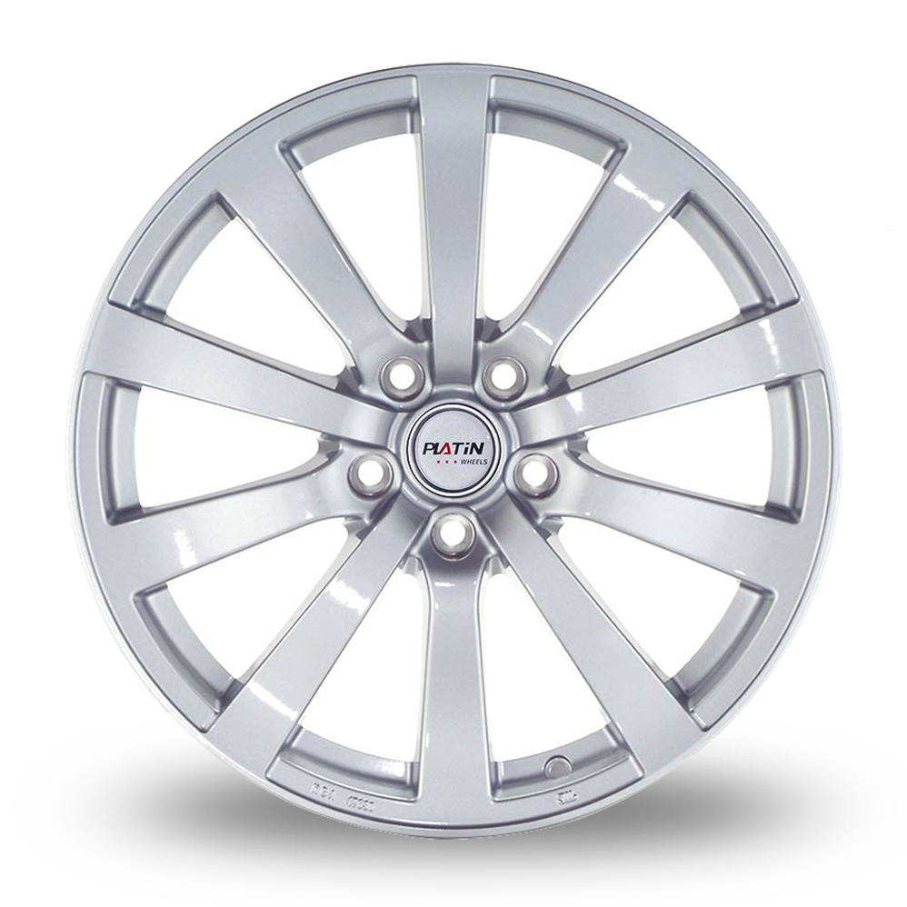 Platin P 58 Silver 17" Alloy Wheels - Wheelbase