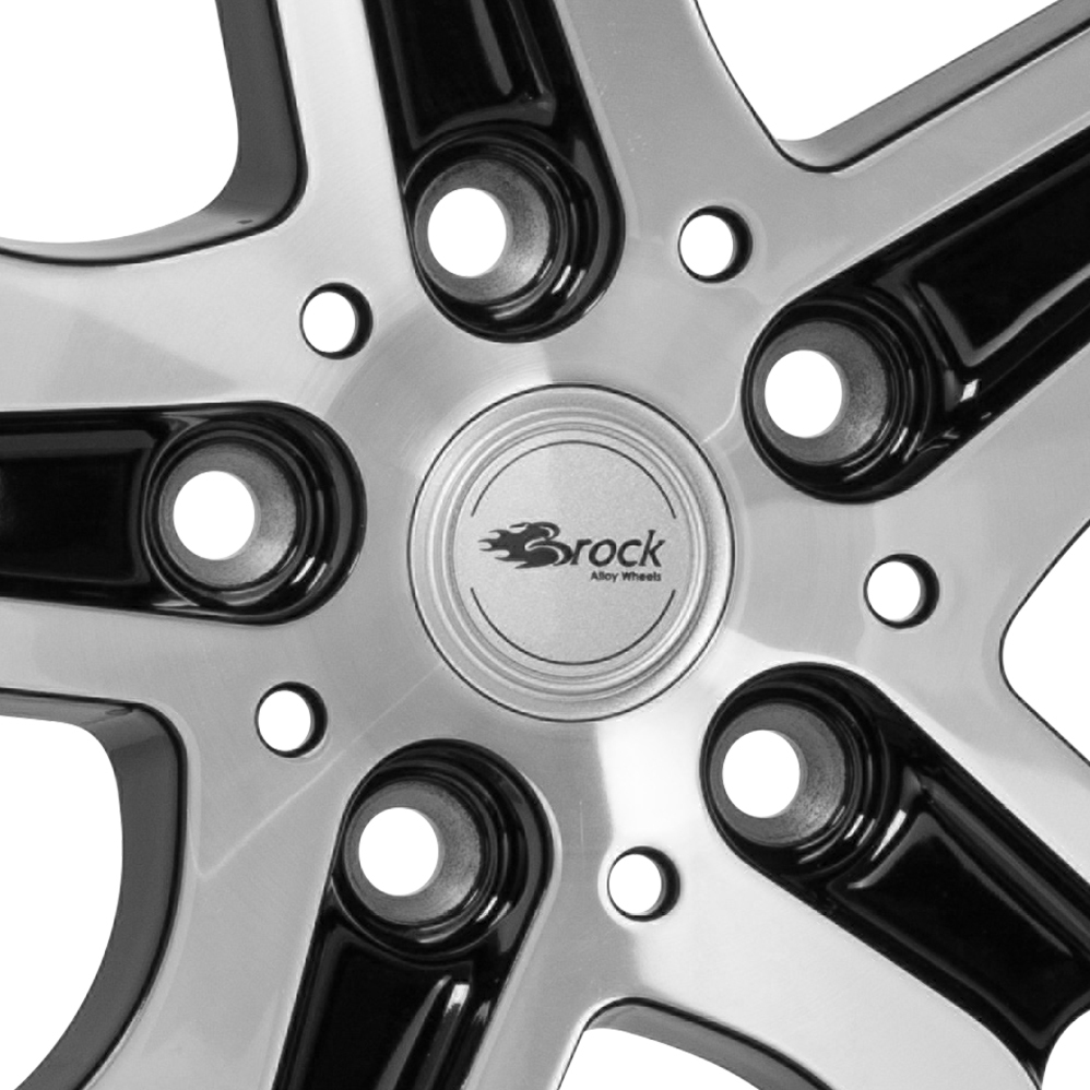 Brock eB1 Gloss Black Polished 19" Alloy Wheels - Wheelbase