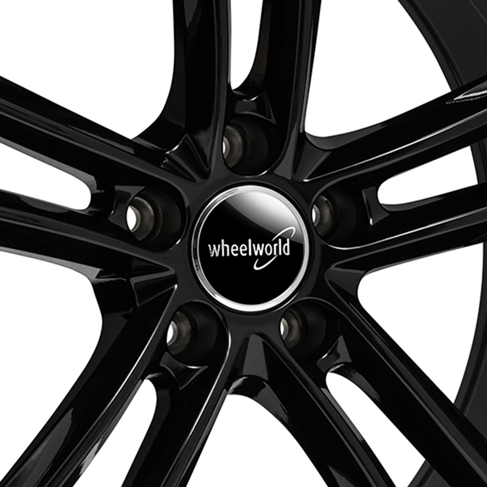 Wheelworld WH27 Black Polished 19" Alloy Wheels - Wheelbase