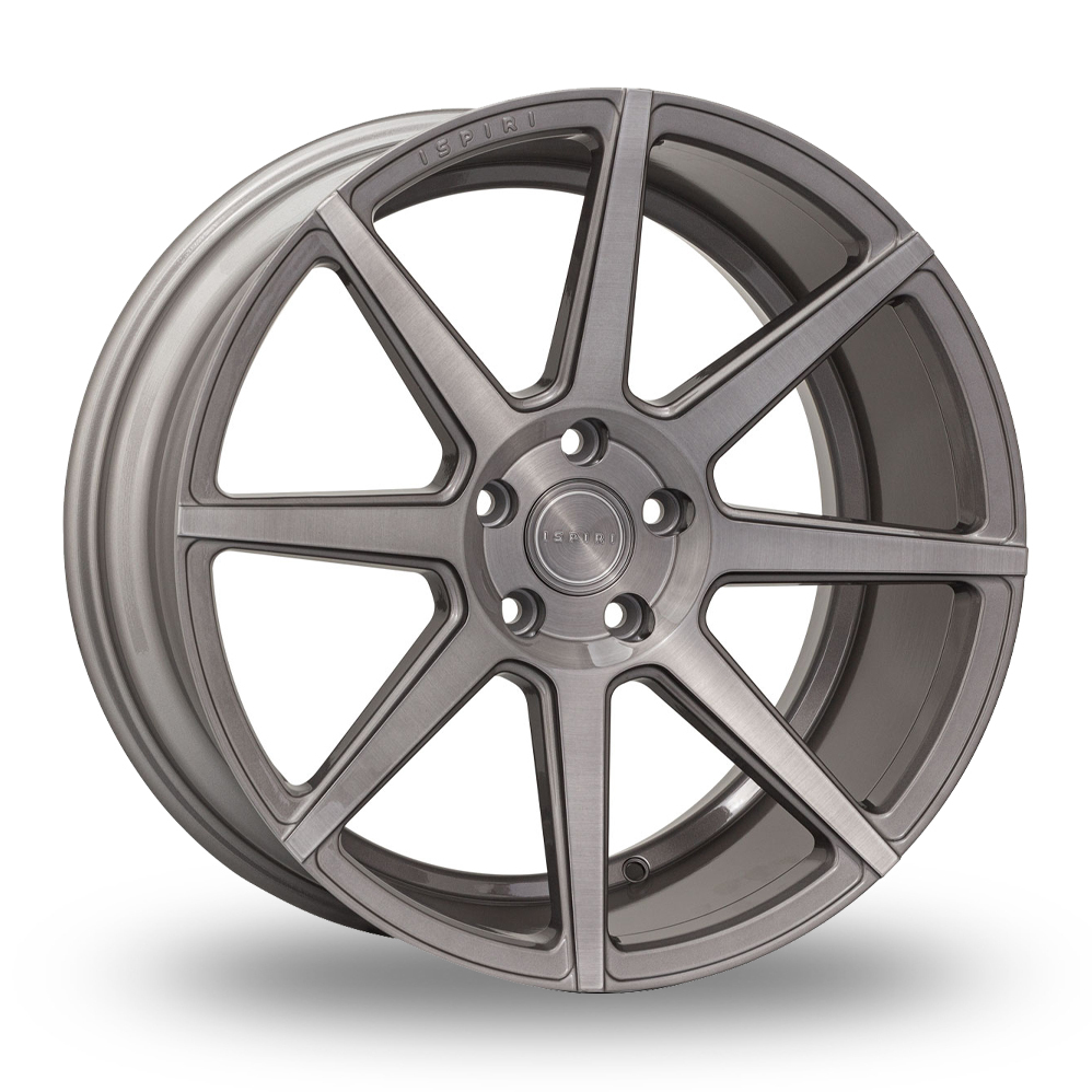 Ispiri ISR8 Carbon Grey Brushed 19" Wider Rear Alloy Wheels - Wheelbase