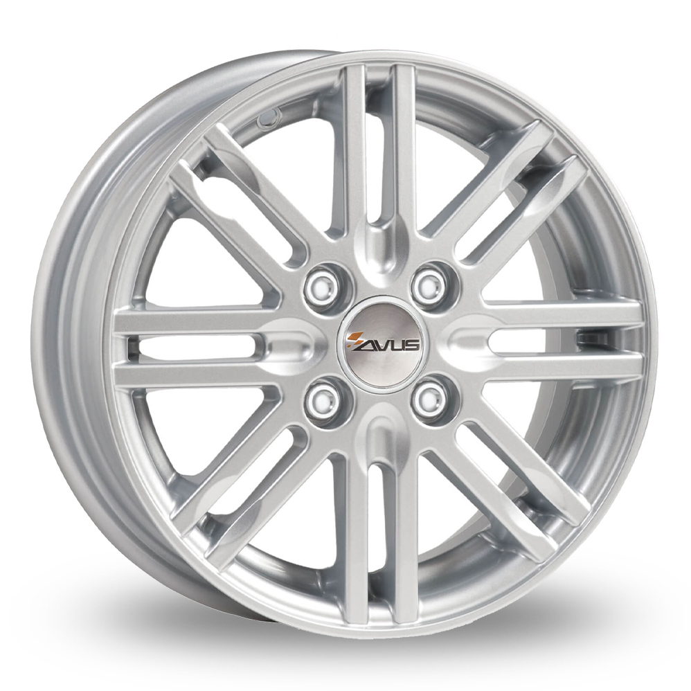 Avus Racing Koala Hyper Silver 13" Alloy Wheels - Wheelbase