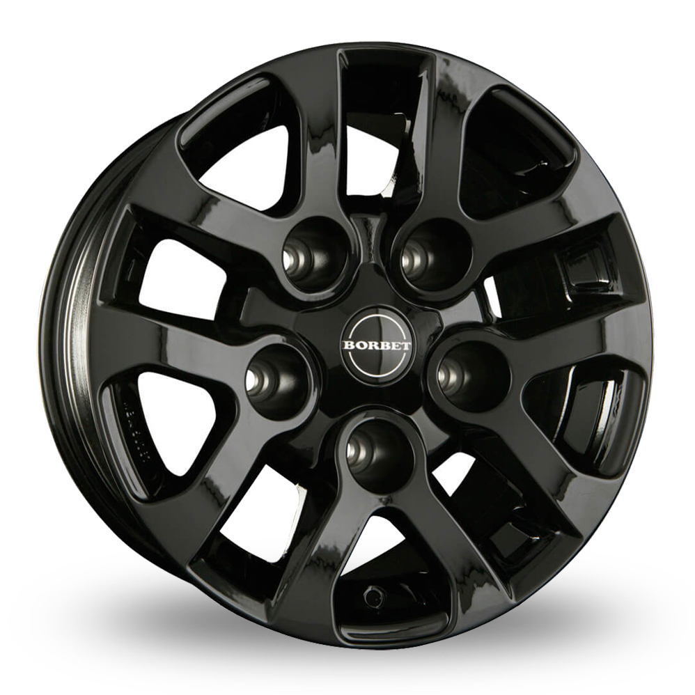 Buy 16" Borbet LD Gloss Black Alloy Wheels - Wheelbase