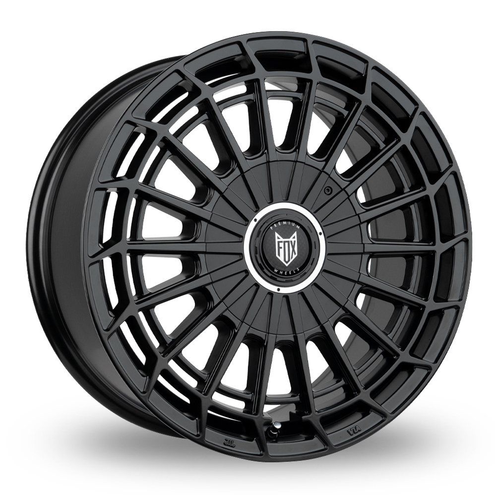 Fox Racing WX1 Satin Black 18" Alloy Wheels - Wheelbase