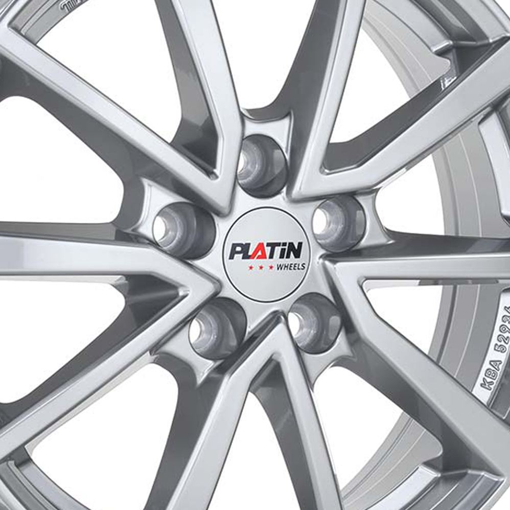Buy 17" Platin P 95 Silver Alloy Wheels - Wheelbase