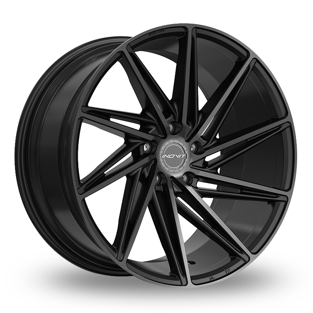 Inovit Turbine 2 Satin Black Dark Tint 20" Alloy Wheels - Wheelbase