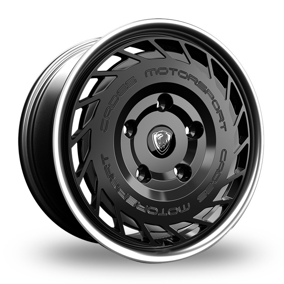 Cades RT Commercial Black Polished Lip 18" Alloy Wheels - Wheelbase