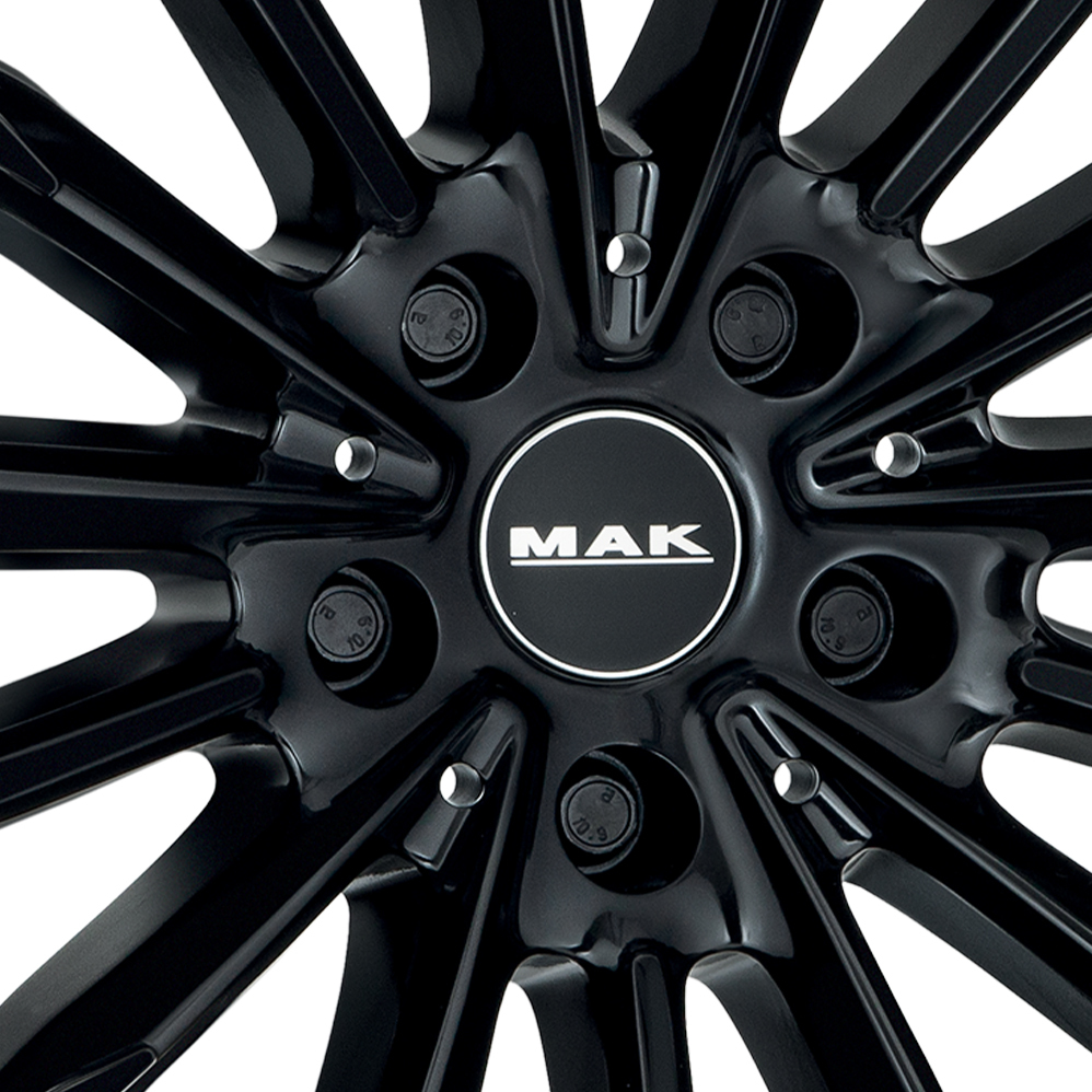 MAK Rapp Gloss Black 21" Wider Rear Alloy Wheels - Wheelbase