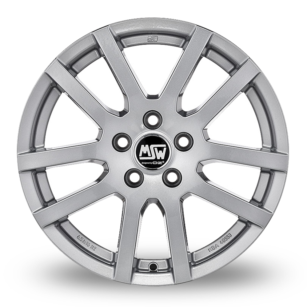 MSW (by OZ) 22 Silver 17" Alloy Wheels - Wheelbase