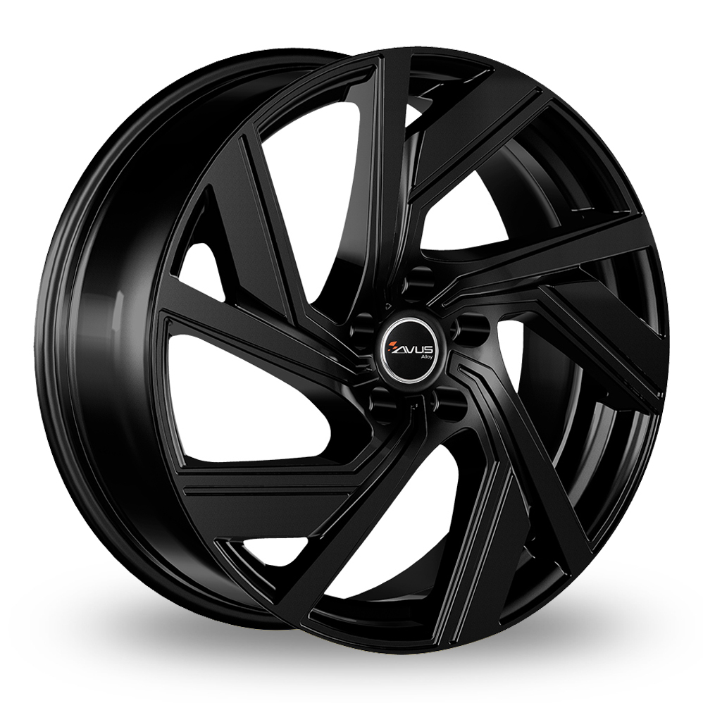 Avus Racing AC-521 Gloss Black 18" Alloy Wheels - Wheelbase