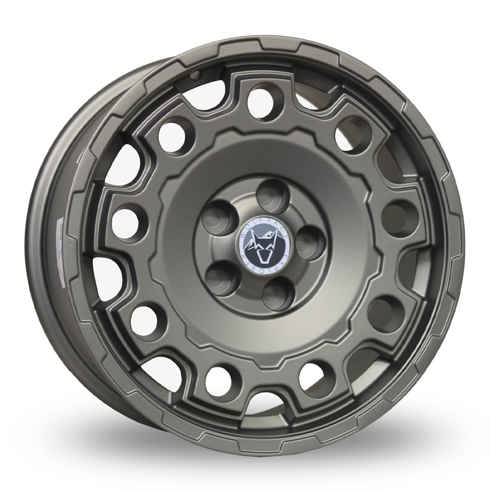 Buy 17" Wolfrace Wolverine Matt Titanium Alloy Wheels - Wheelbase