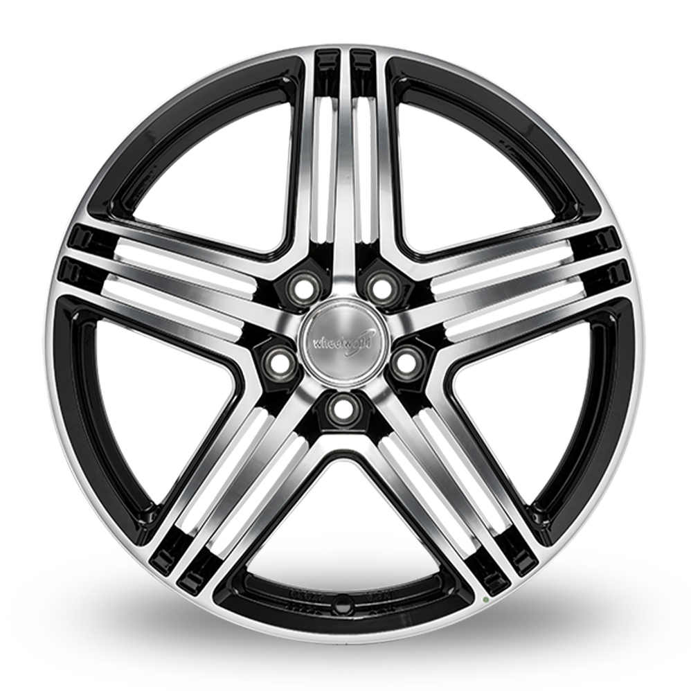 2DRV WH12 Black Polished 20" Alloy Wheels - Wheelbase