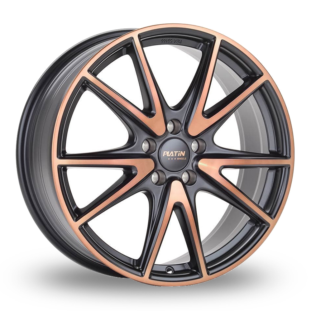 Platin P 99 Matt Black Tinted Copper 19" Alloy Wheels - Wheelbase