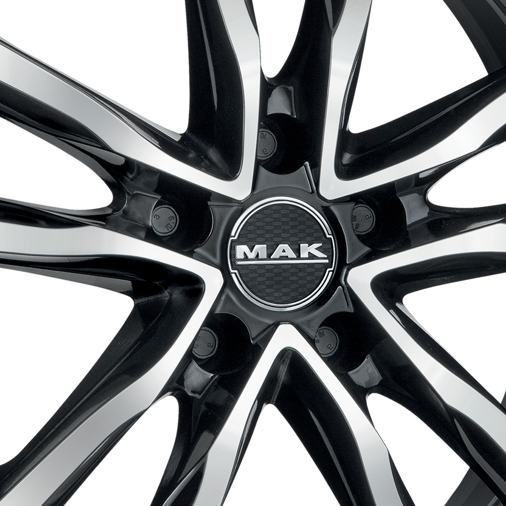 Buy 17" MAK Milano 5 Black Mirror Alloy Wheels - Wheelbase