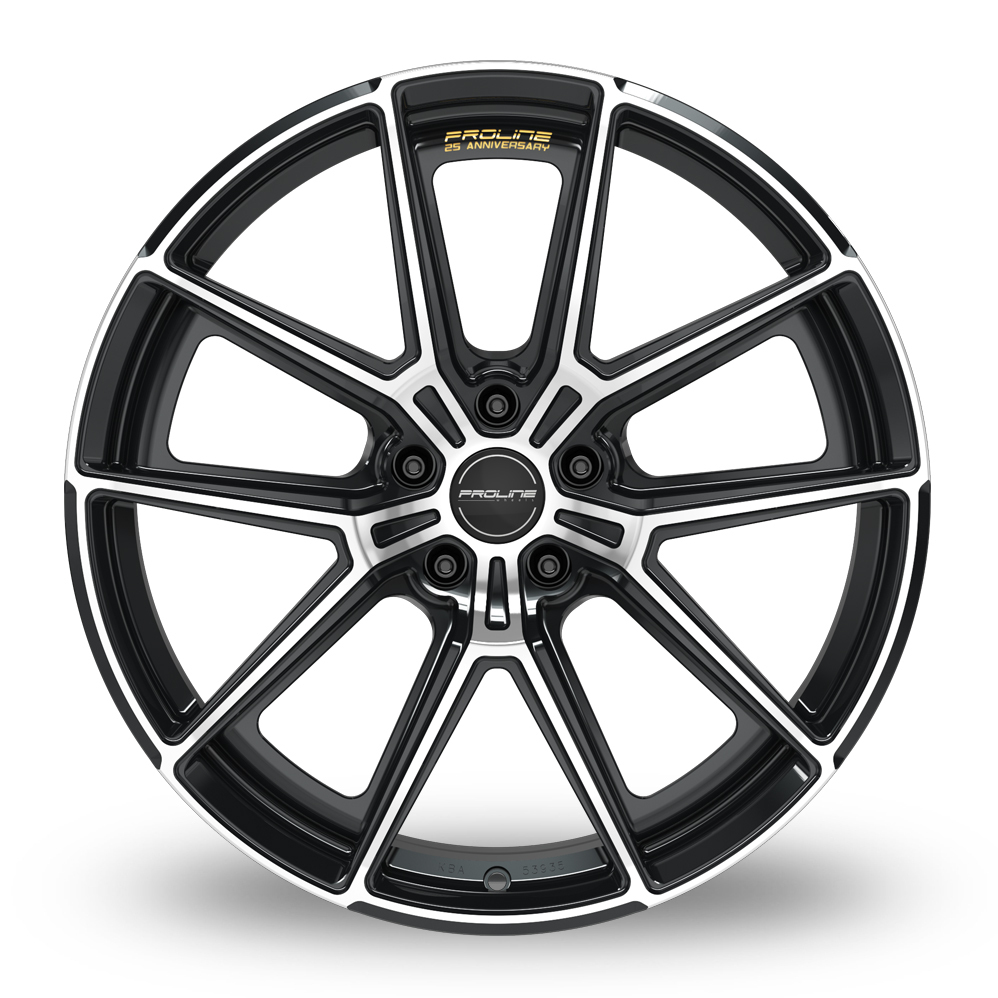 Proline PF25 FORGED (9.5x20) Black Polished 20" Alloy Wheels - Wheelbase