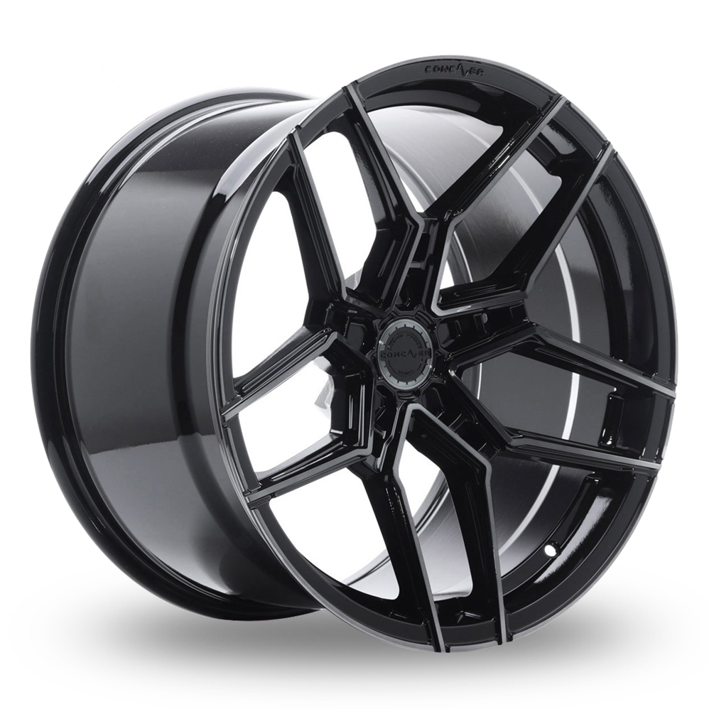 Concaver CVR5 Double Tinted Black 20" Alloy Wheels - Wheelbase