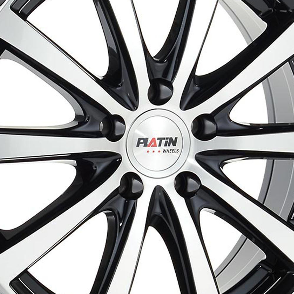Buy 16" Platin P 69 Black Polished Alloy Wheels - Wheelbase