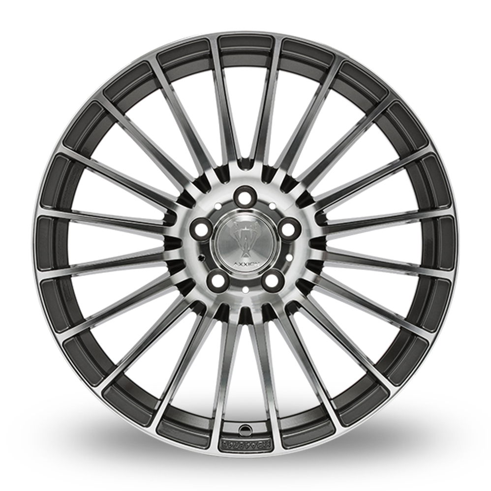 Axxion AX5 (Special Offer) Daytona Grey Polished 20" Alloy Wheels ...
