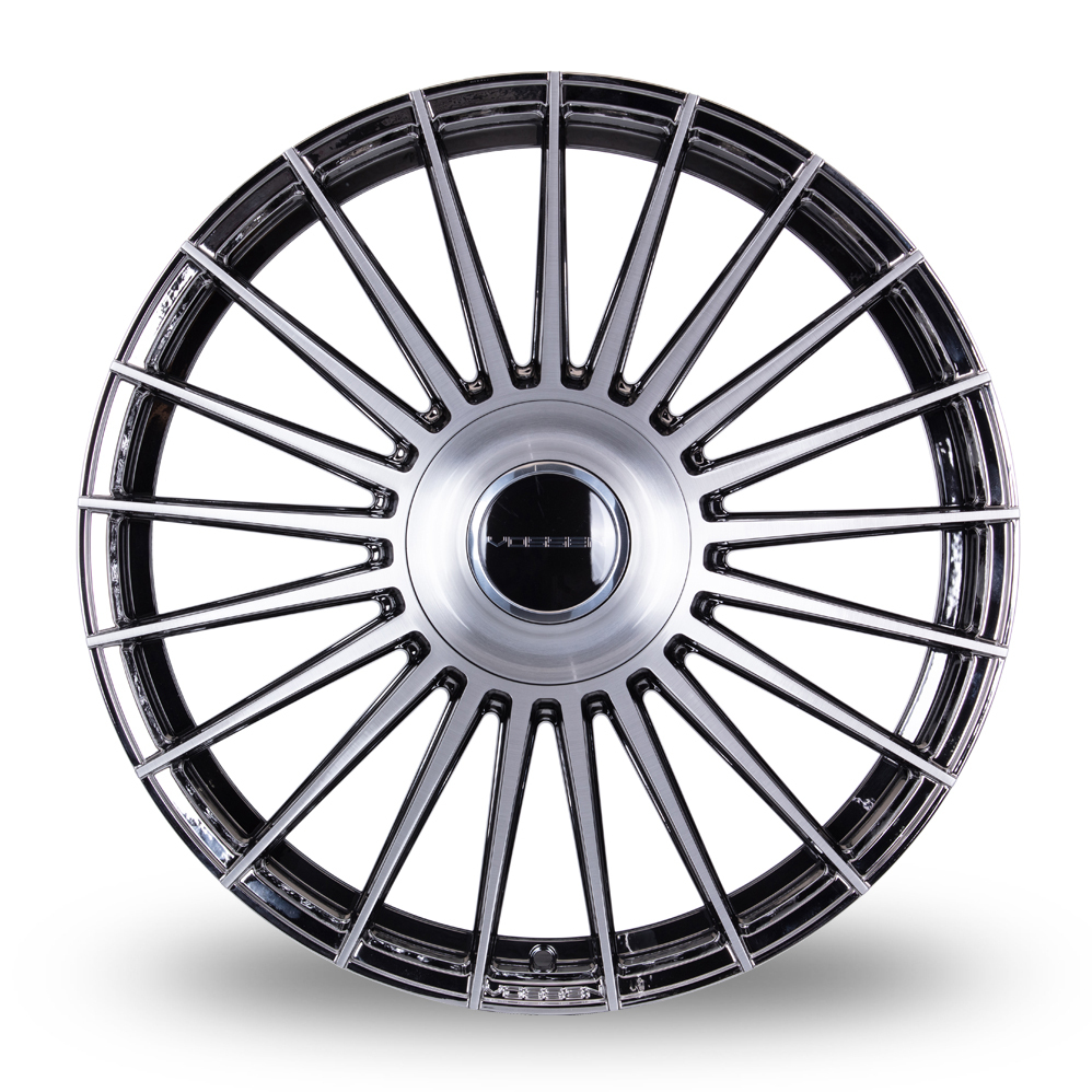 Vossen HF-8 Brushed Gloss Black 24" Alloy Wheels - Wheelbase
