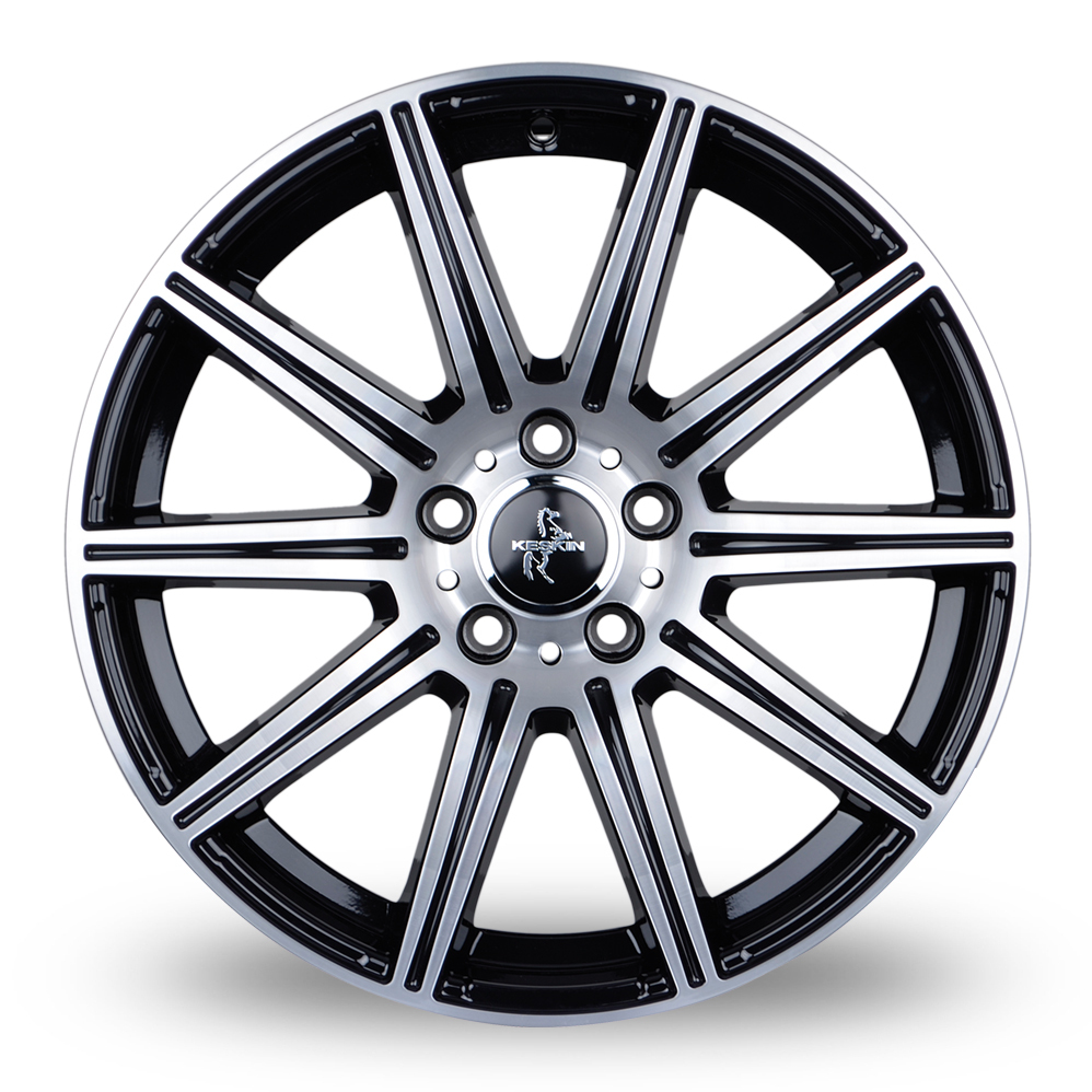 Keskin Tuning KT16 Black Front Polished 18" Alloy Wheels - Wheelbase