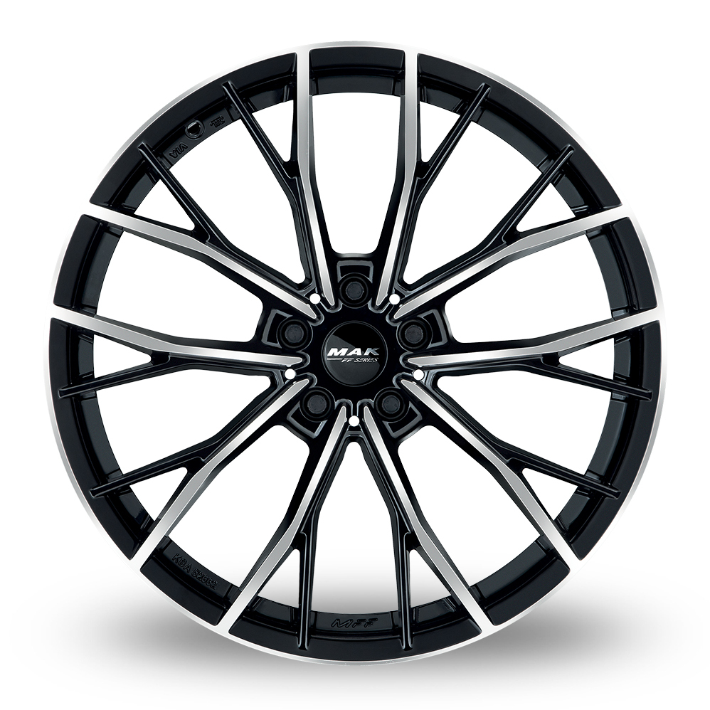 MAK priMe-FF Black Mirror 20" Wider Rear Alloy Wheels - Wheelbase