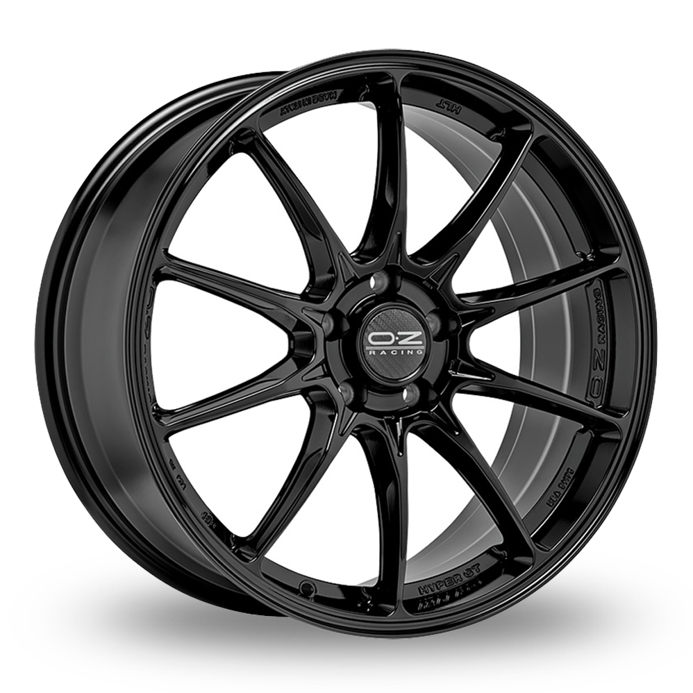 OZ Racing Hyper GT HLT Gloss Black 19" Alloy Wheels - Wheelbase