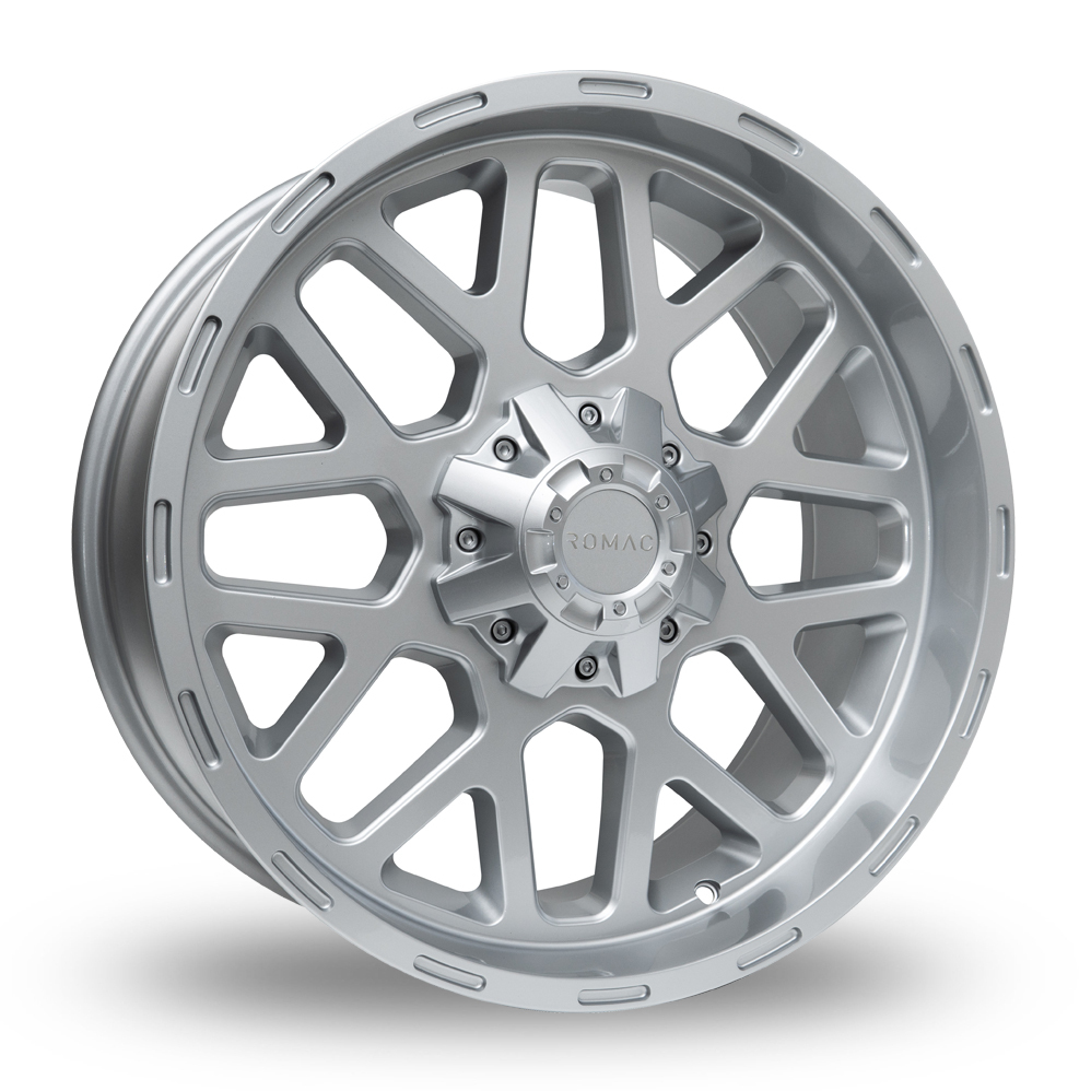 Romac Utah Silver 20" Alloy Wheels - Wheelbase