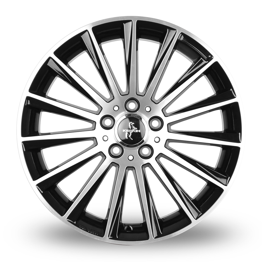 Keskin Tuning KT18 Black Front Polished 18" Alloy Wheels - Wheelbase
