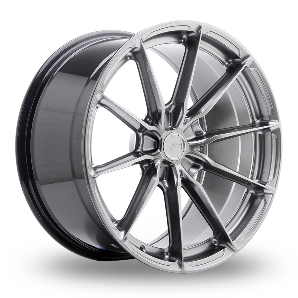 Japan Racing JR37 (Wider Rear) (Custom Fitment) Hyper Black 19" Wider ...