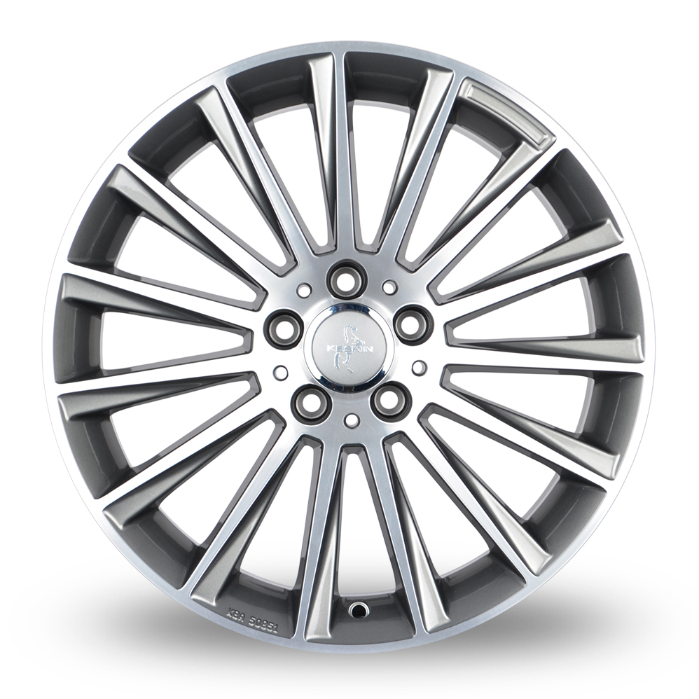 Keskin Tuning KT18 Palladium Front Polished 18" Alloy Wheels - Wheelbase