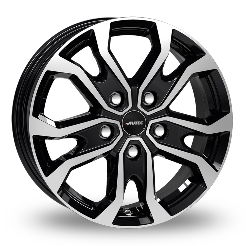 Autec Kiso Black Polished 16" Alloy Wheels - Wheelbase