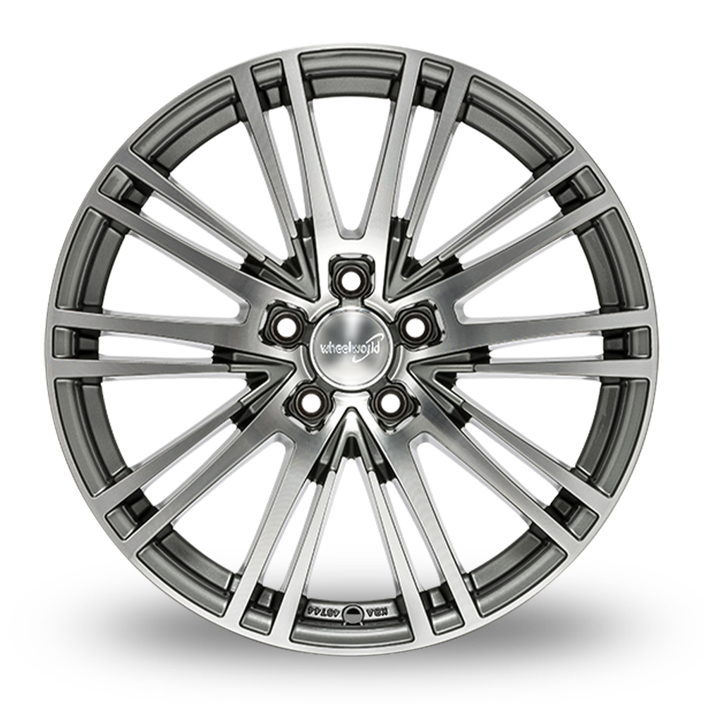 2DRV WH18 Daytona Grey Polished 19" Alloy Wheels - Wheelbase