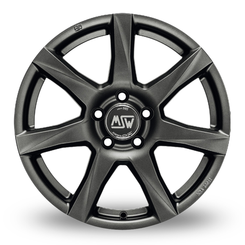 MSW (by OZ) 77 Grey 15" Alloy Wheels - Wheelbase