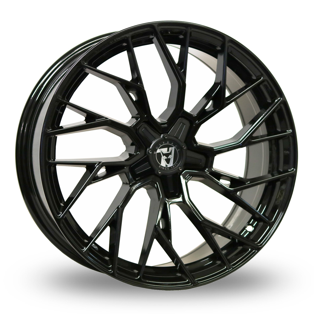 Wolfrace Voodoo Black Edition Gloss Black 18" Alloy Wheels - Wheelbase