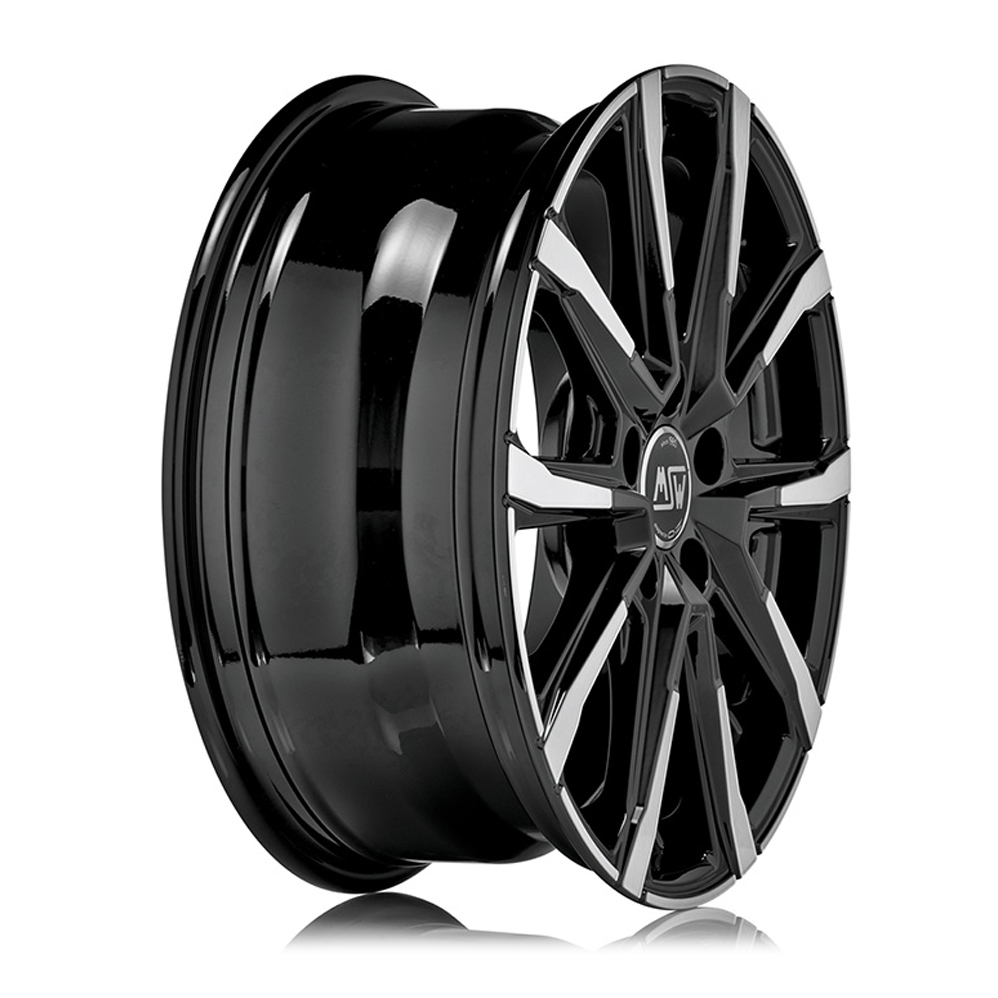 MSW (by OZ) 79 Black Polished 16" Alloy Wheels - Wheelbase
