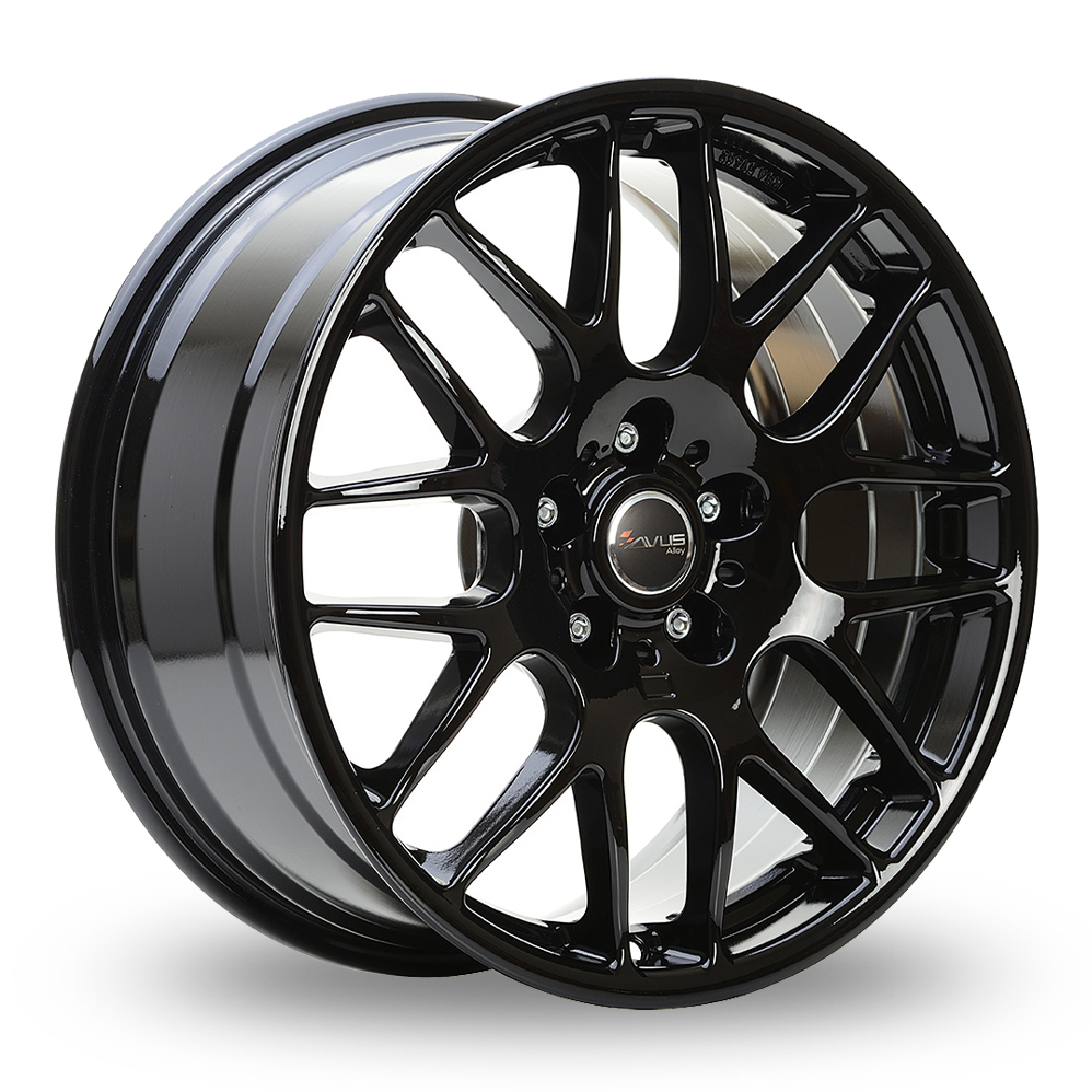 Avus Racing AC-MB4 Gloss Black 19" Wider Rear Alloy Wheels - Wheelbase