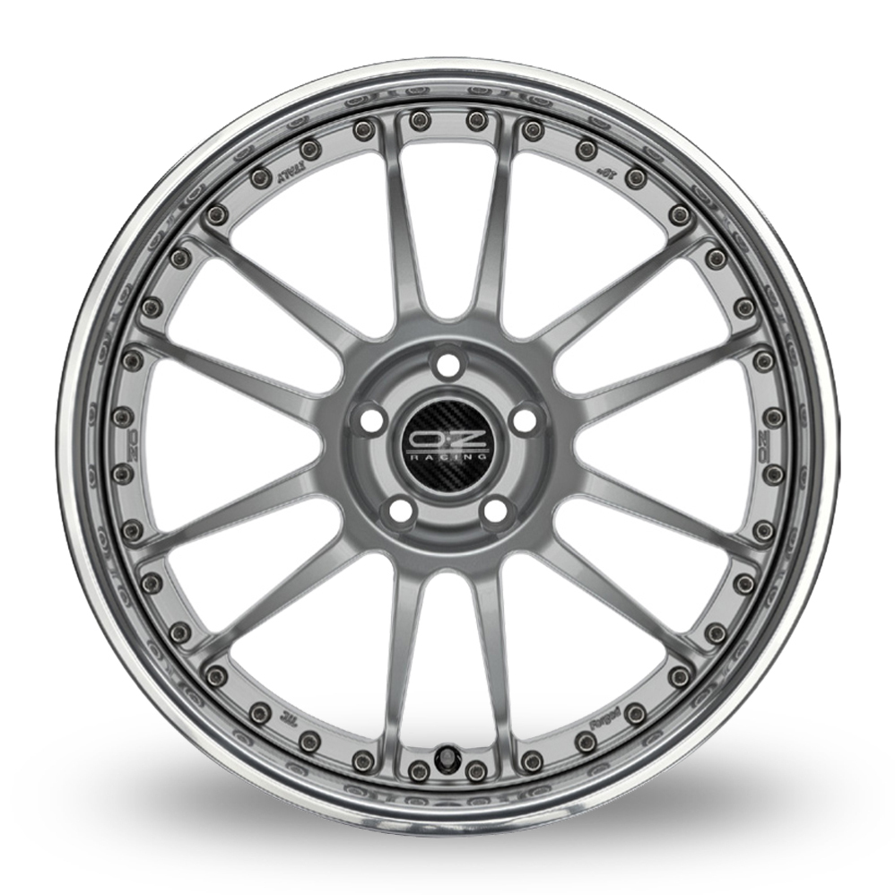 OZ Racing Superleggera III Silver 19" Wider Rear Alloy Wheels - Wheelbase