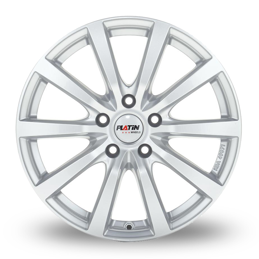 Buy 15" Platin P 69 Silver Alloy Wheels - Wheelbase