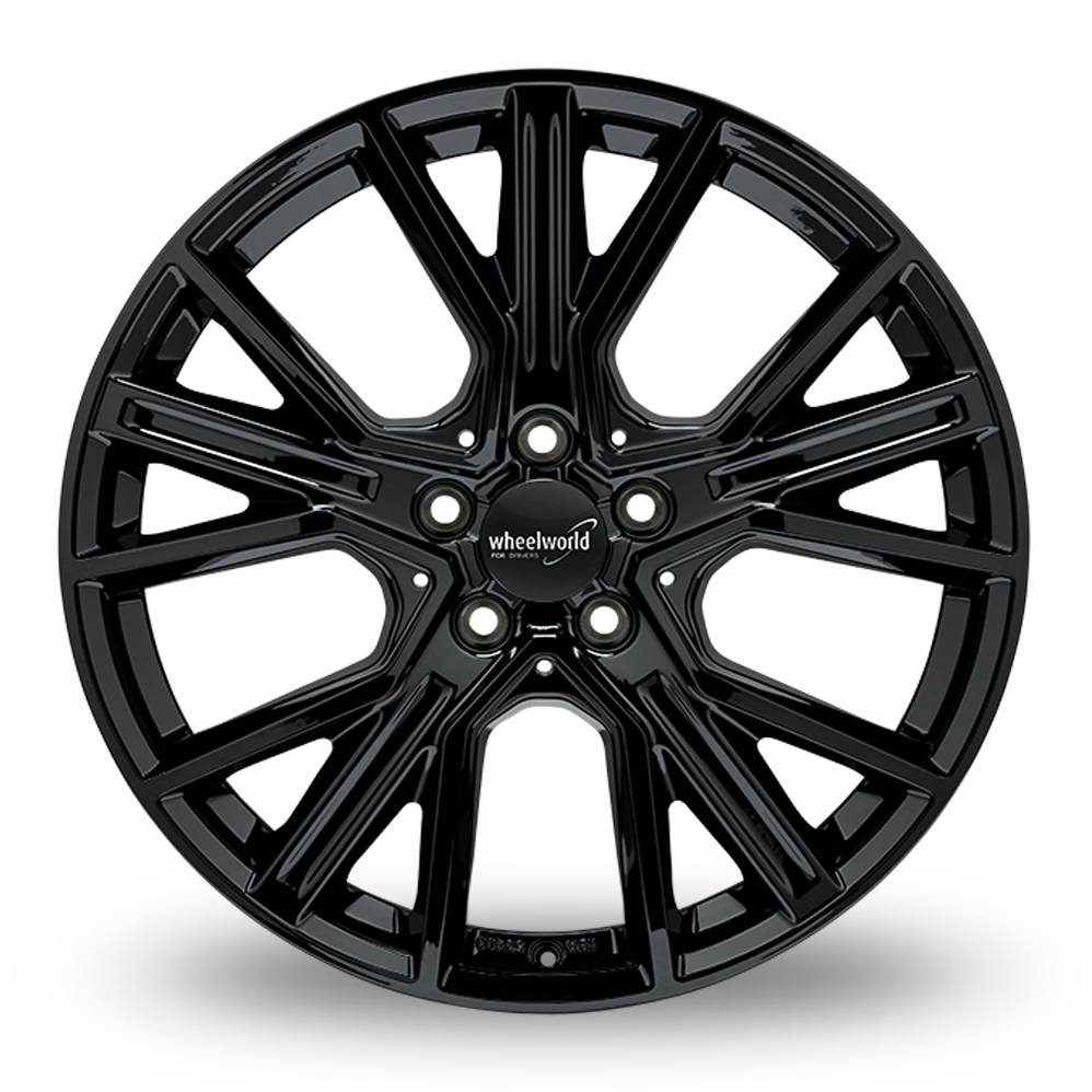 Wheelworld WH34 Black 20" Alloy Wheels - Wheelbase