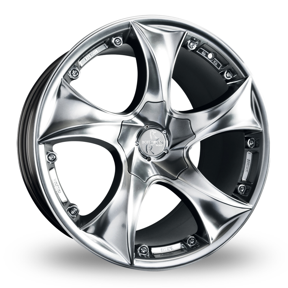 Keskin Tuning KT9 Hyper Black Lip Polished 22" Alloy Wheels - Wheelbase